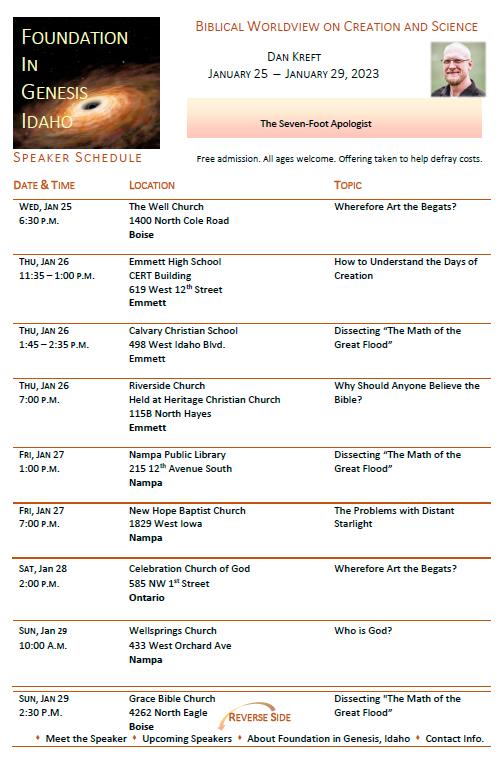 Northwest Creation Science Events